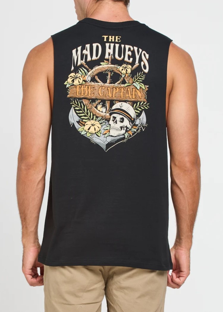 The Mad Huey Shipwrecked Captain Muscle - Mens Singlets and Muscles ...