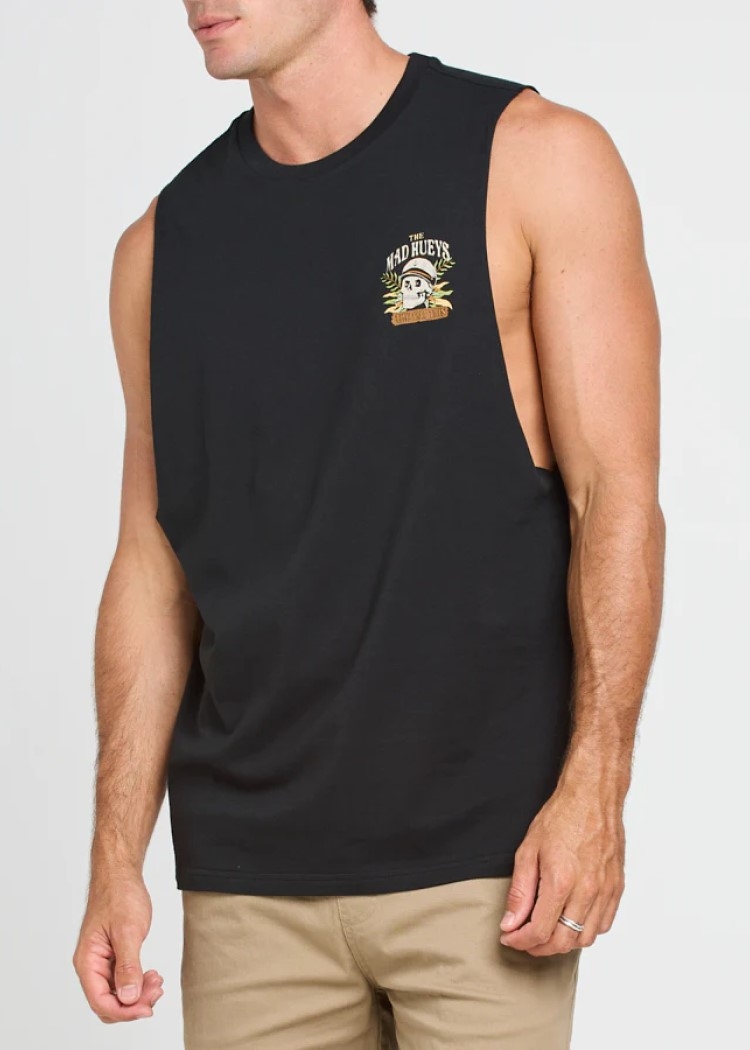 The Mad Huey Shipwrecked Captain Muscle - Mens Singlets and Muscles ...